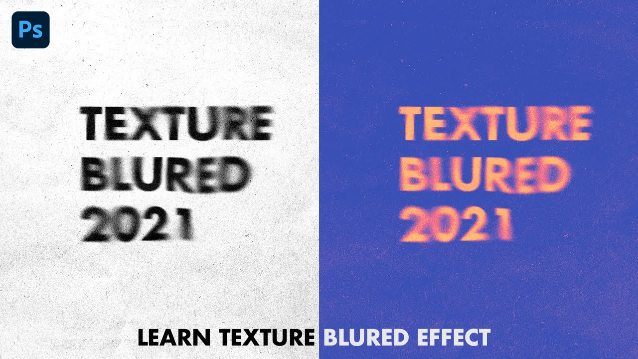 Most Favourite Texture Blur Effect | Adobe Photoshop Tutorial - YouTube