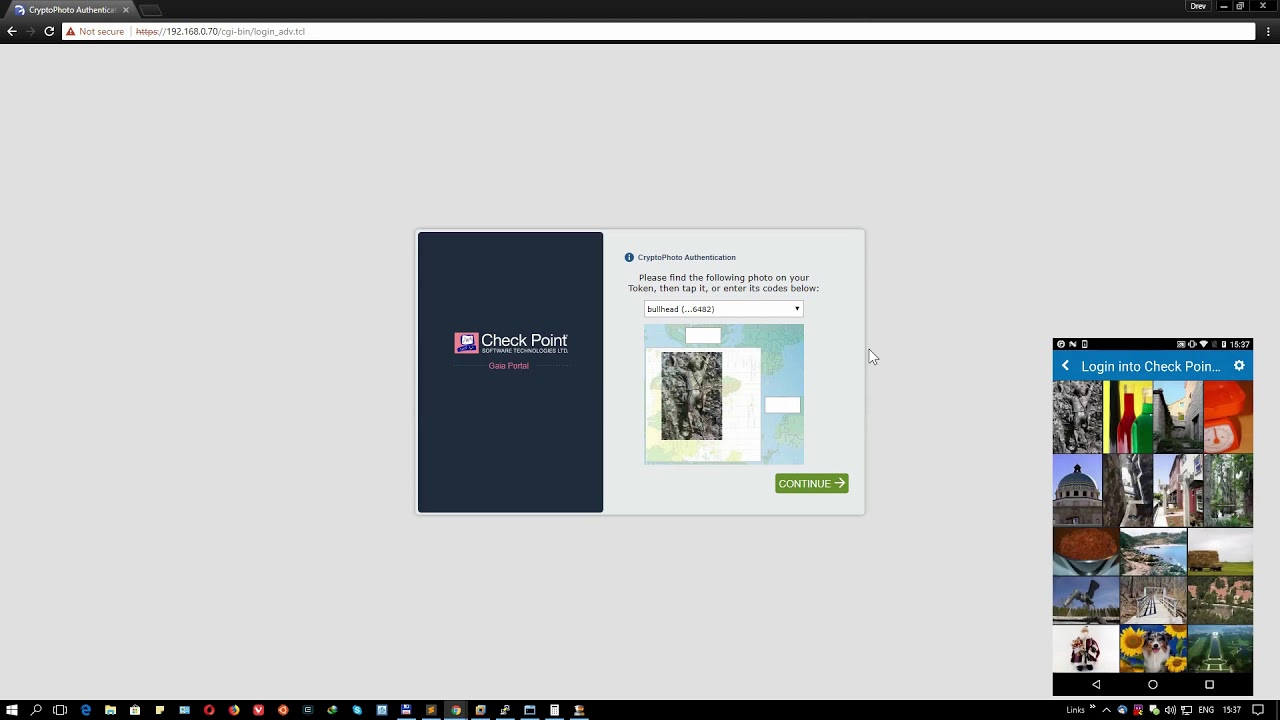 Enrolling and Authenticating with CryptoPhoto Authentication for the ...