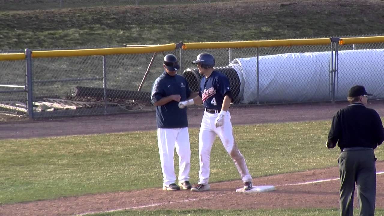 ECSU Baseball v Amherst Highlights - YouTube