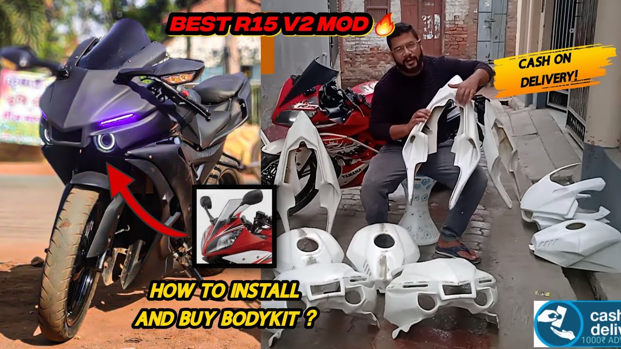 Installing R1 body kit in R15 v2 | Modified yamaha R15 ...