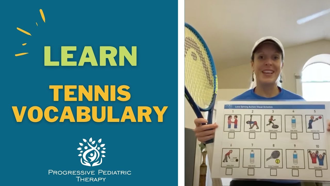 Learn Tennis Vocabulary - YouTube
