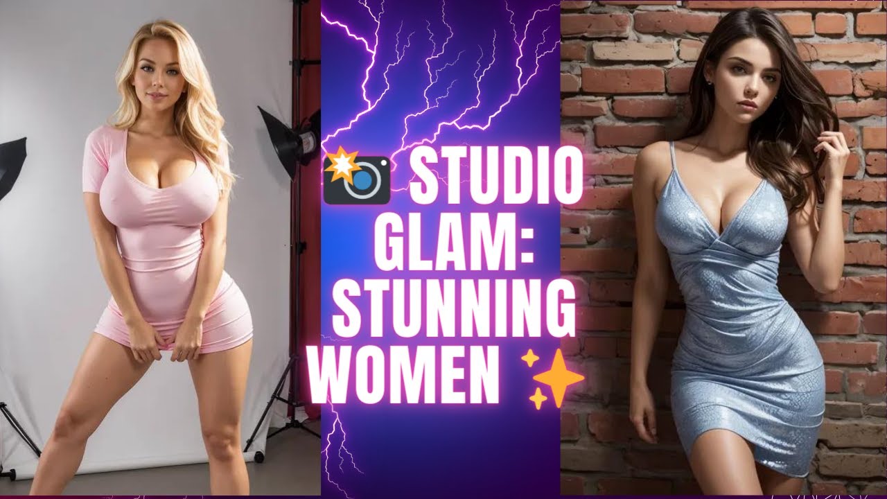 📸 Studio Glam Stunning Women 4K AI ART Middle East Mediterranean Lookbook - YouTube