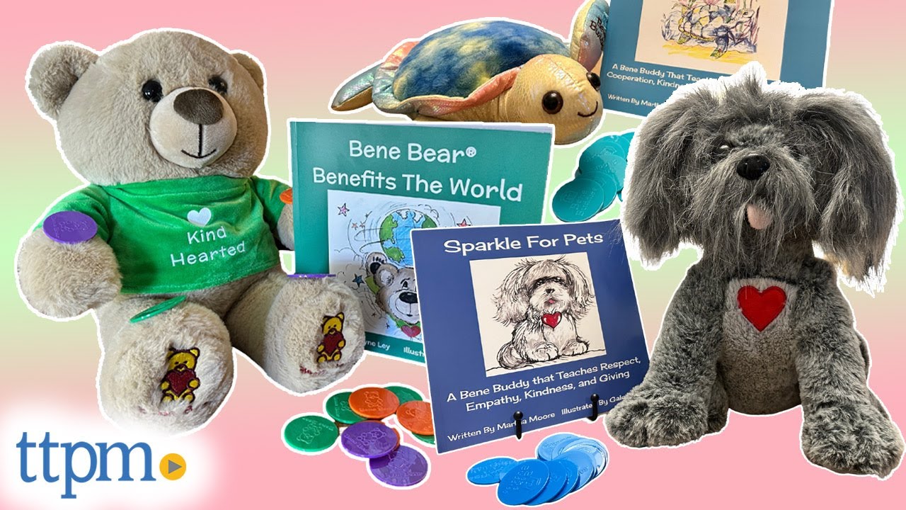 Bene Bear, Sparkle the Dog, and Seawhee the Turtle - YouTube