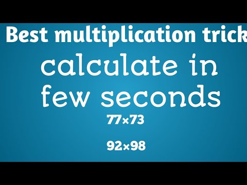 multiplication trick without calculator #mathstricks #multiplication ...