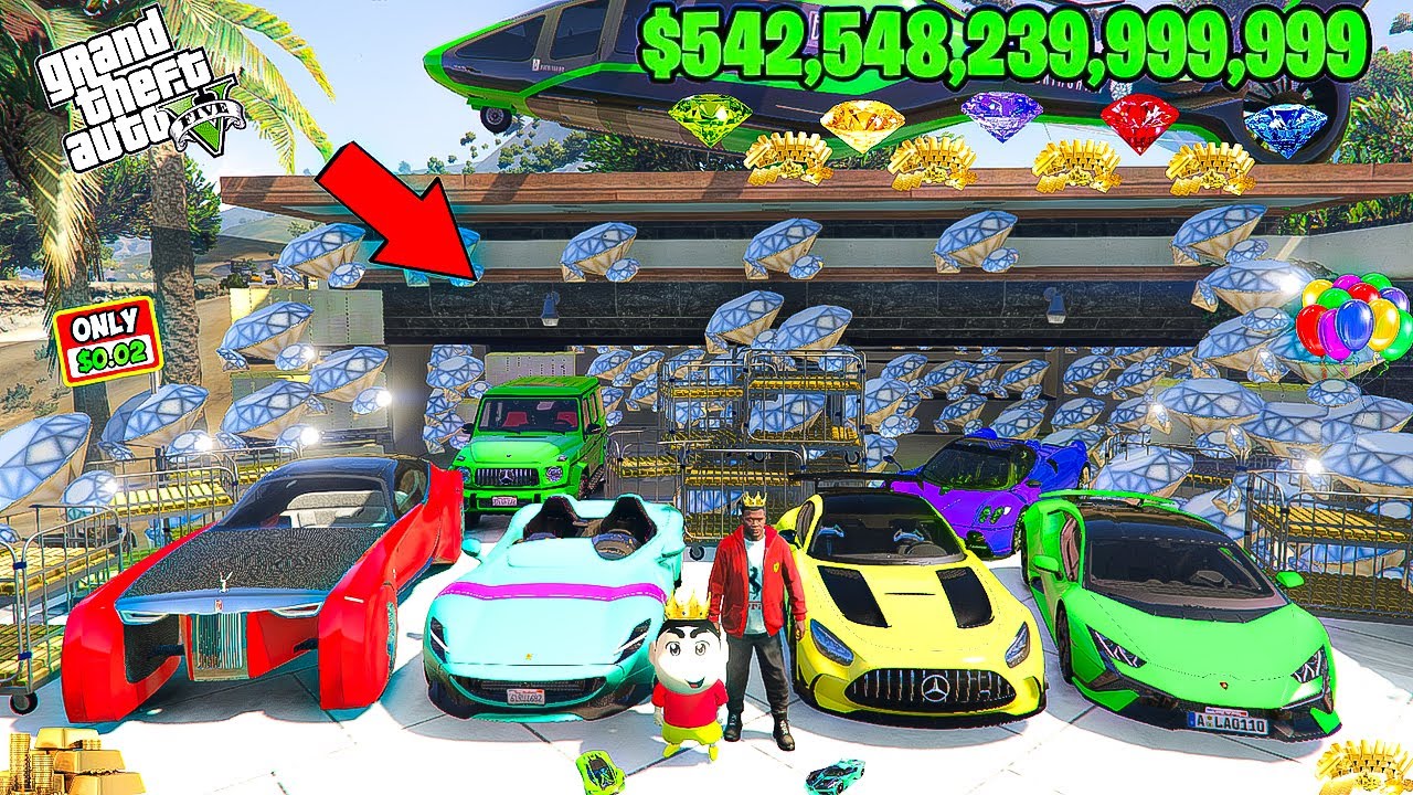 GTA 5 : FRANKLIN BECOME 💰 RICHEST PERSON IN GTA V AND EARN 🤑💸 ...