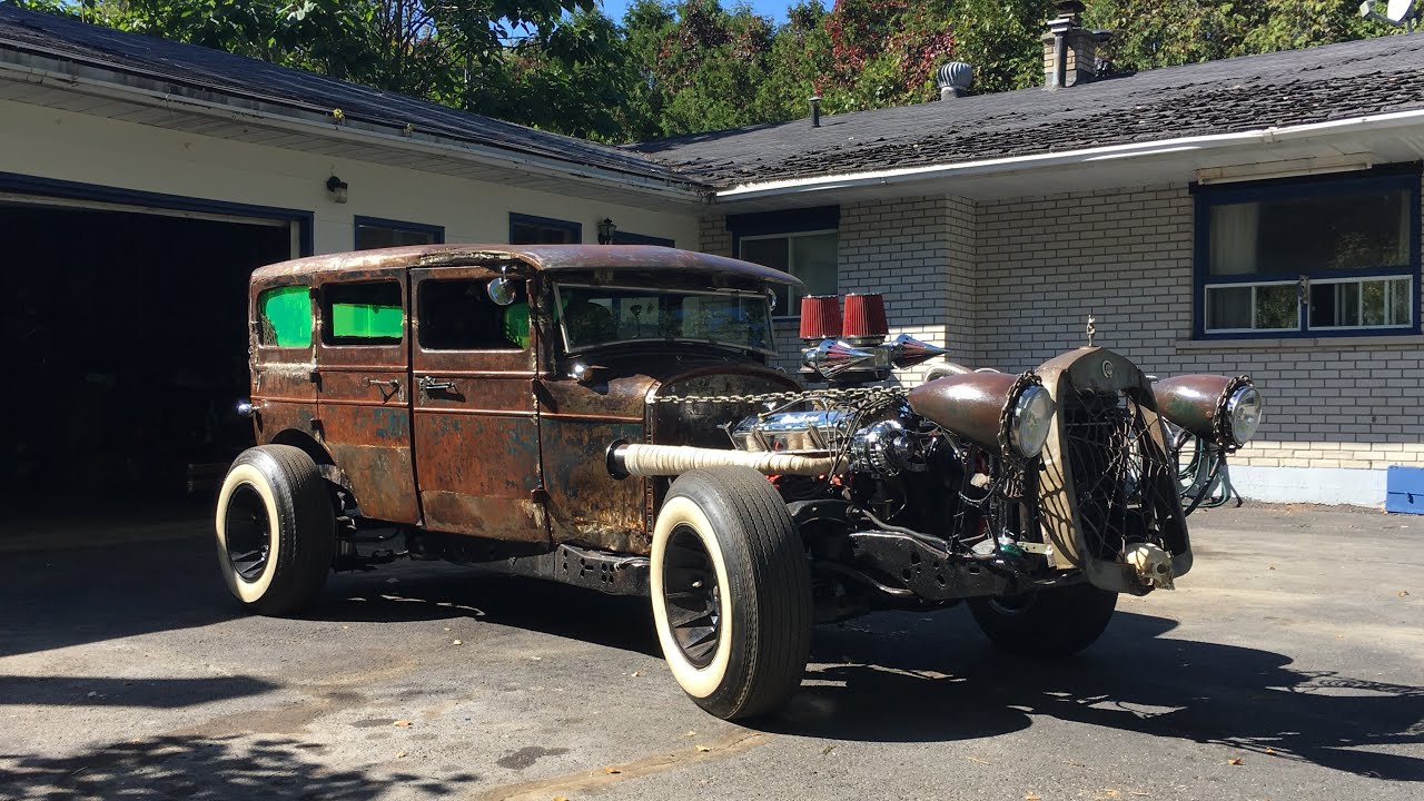 Rat rod “Creature” - YouTube