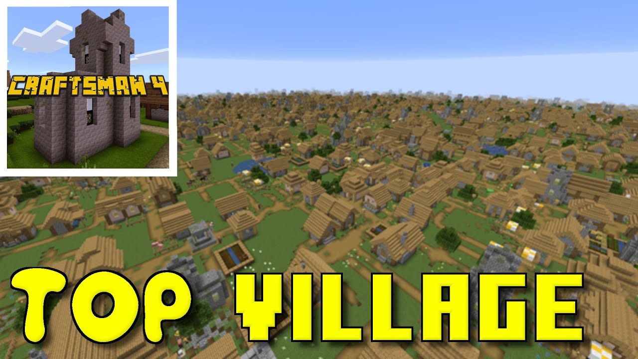 TOP VILLAGE SEEDS in Craftsman 4 - YouTube