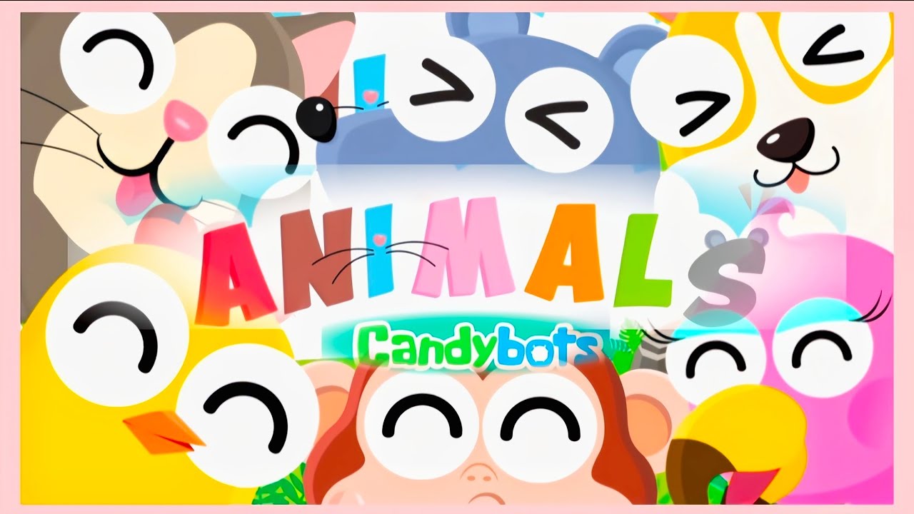 Animals Sound | Kids Animation Game | Candybots #funnyanimals - YouTube