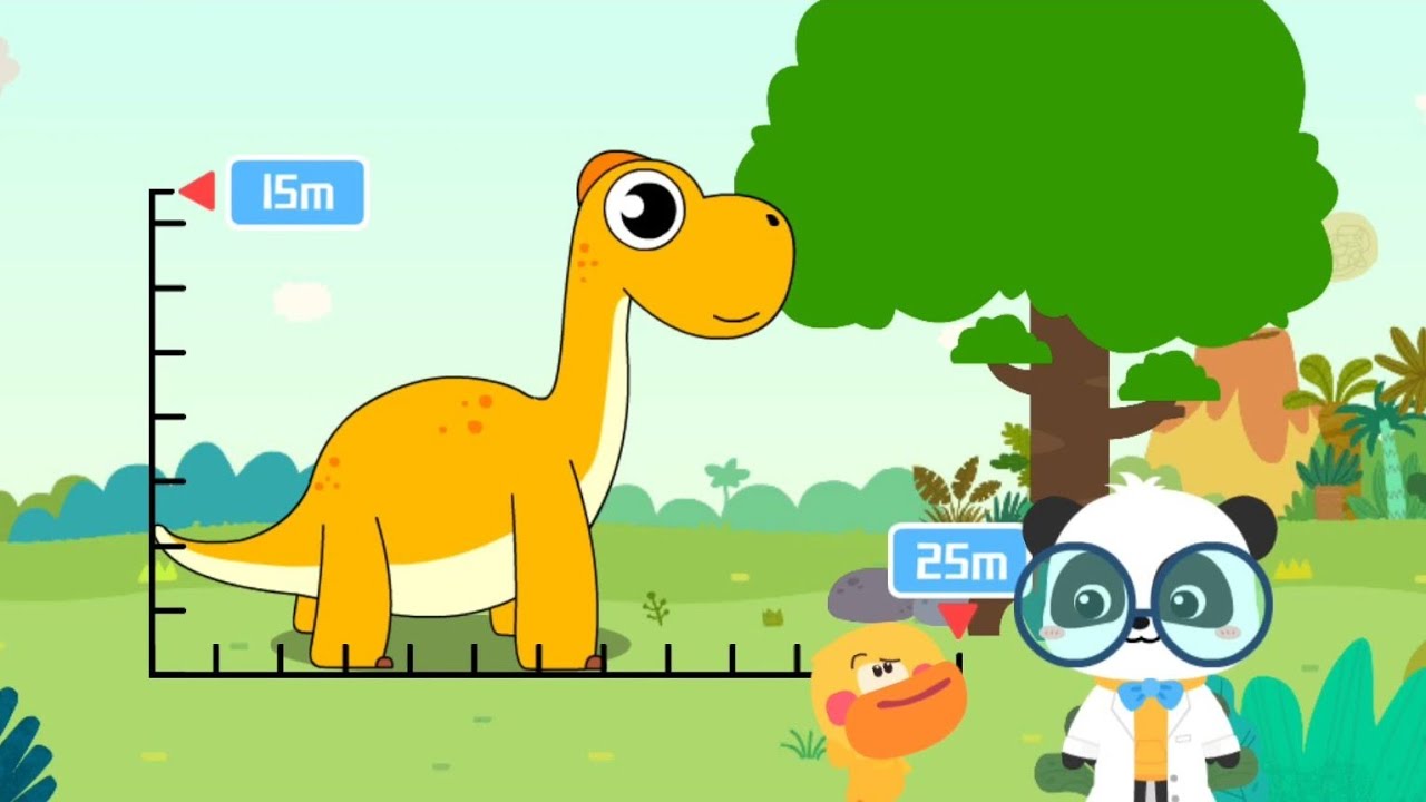 BAYI PANDA BELAJAR MENGENAL MONSTER KAKI BESAR & TINGGI DINOSAURUS ...