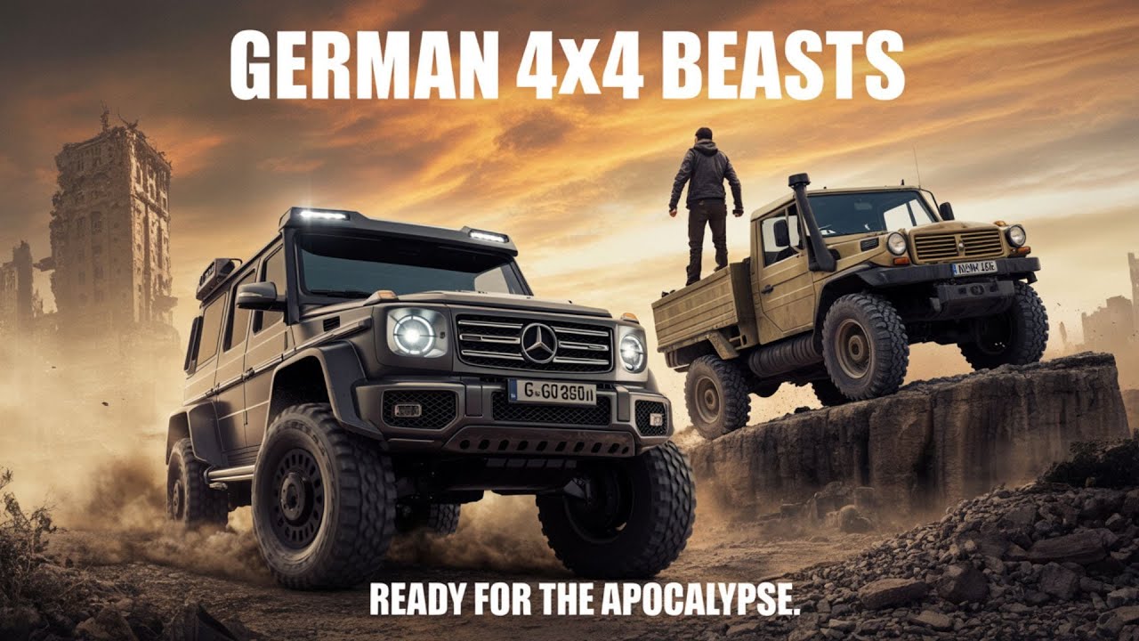 Forget Teslas—These German 4x4s Are Built for the End of the World ...