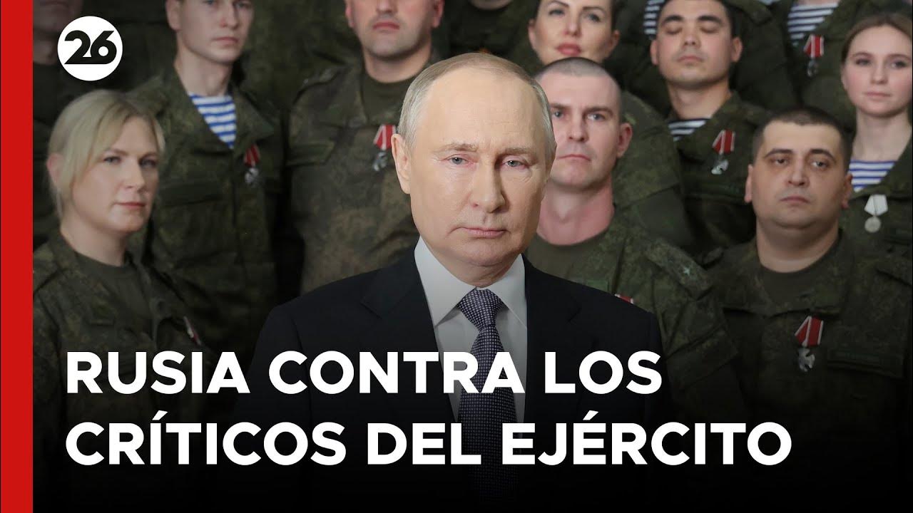 RUSIA | Nueva ley rusa permite confiscar bienes de los críticos del Ejército - YouTube