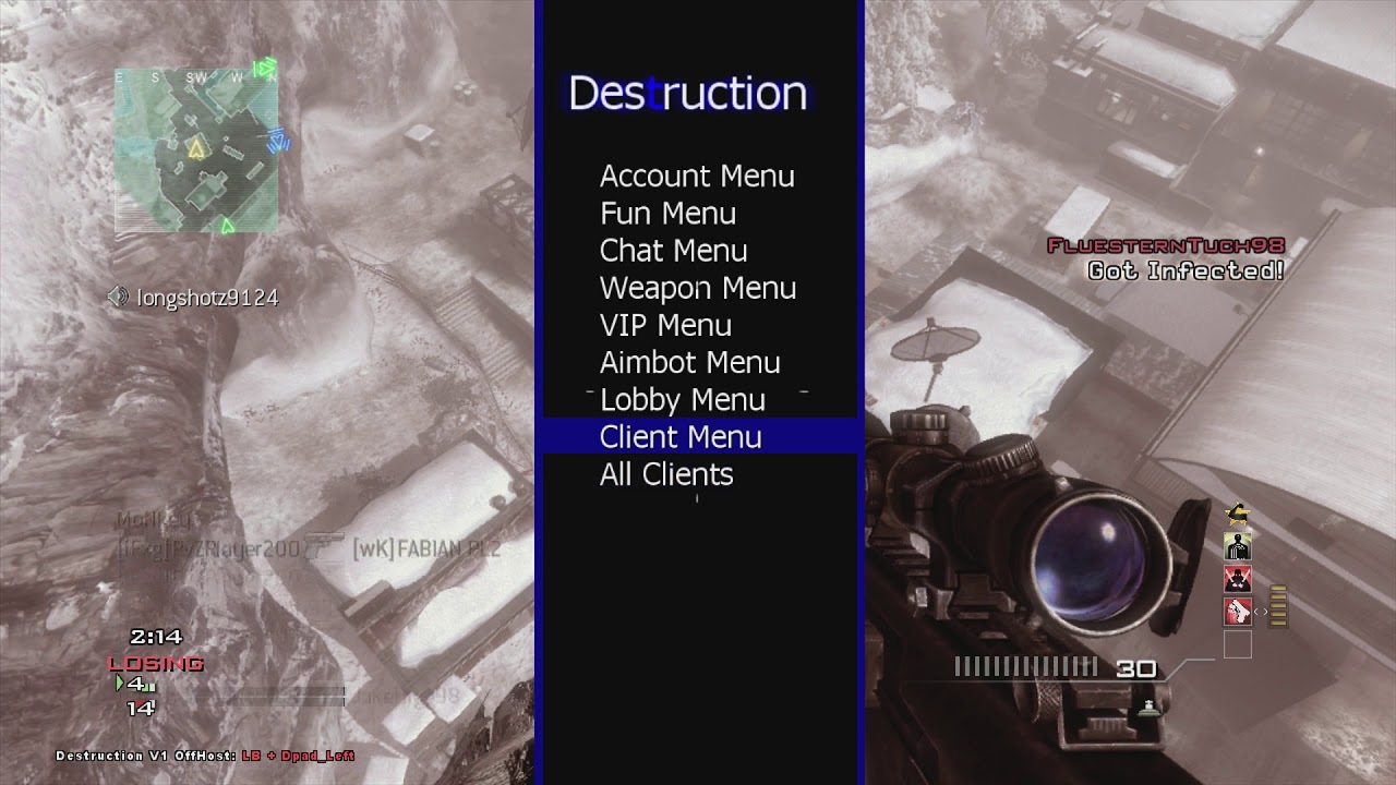 Modded Lobby Matrix And Destruction V1 MW3 - YouTube