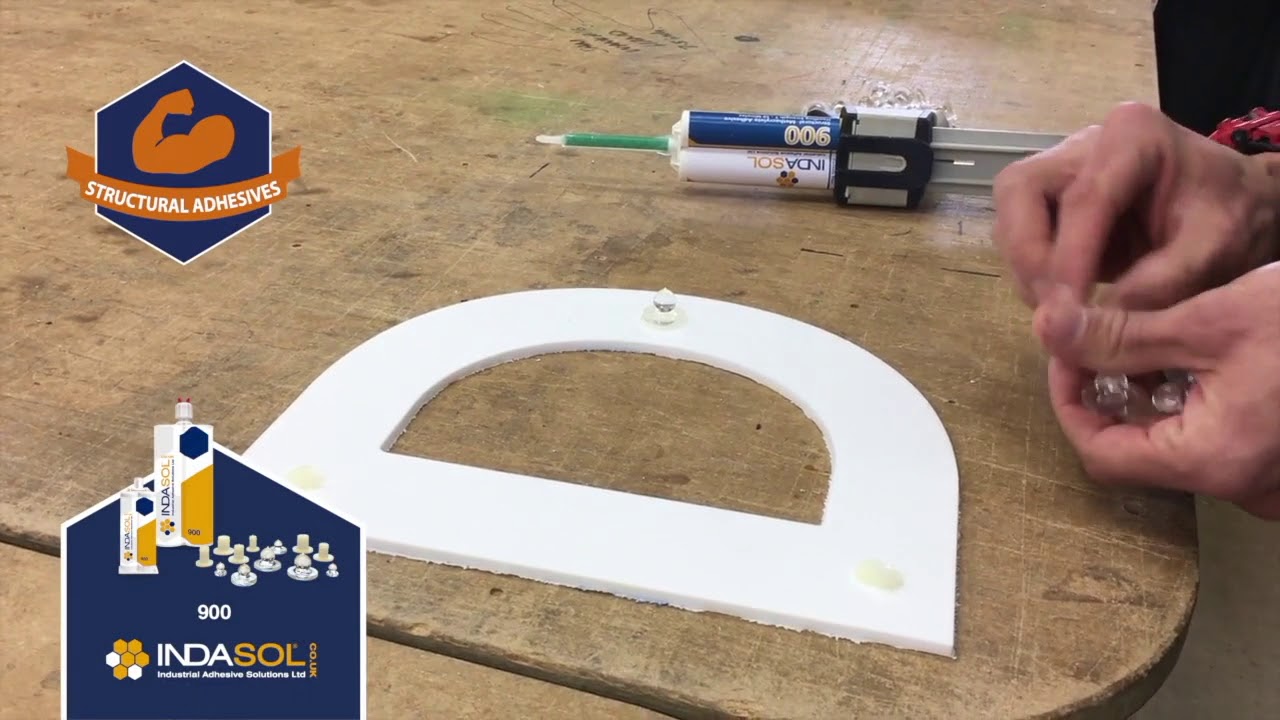 Indasol 2 Part Adhesives for letters and locators - YouTube