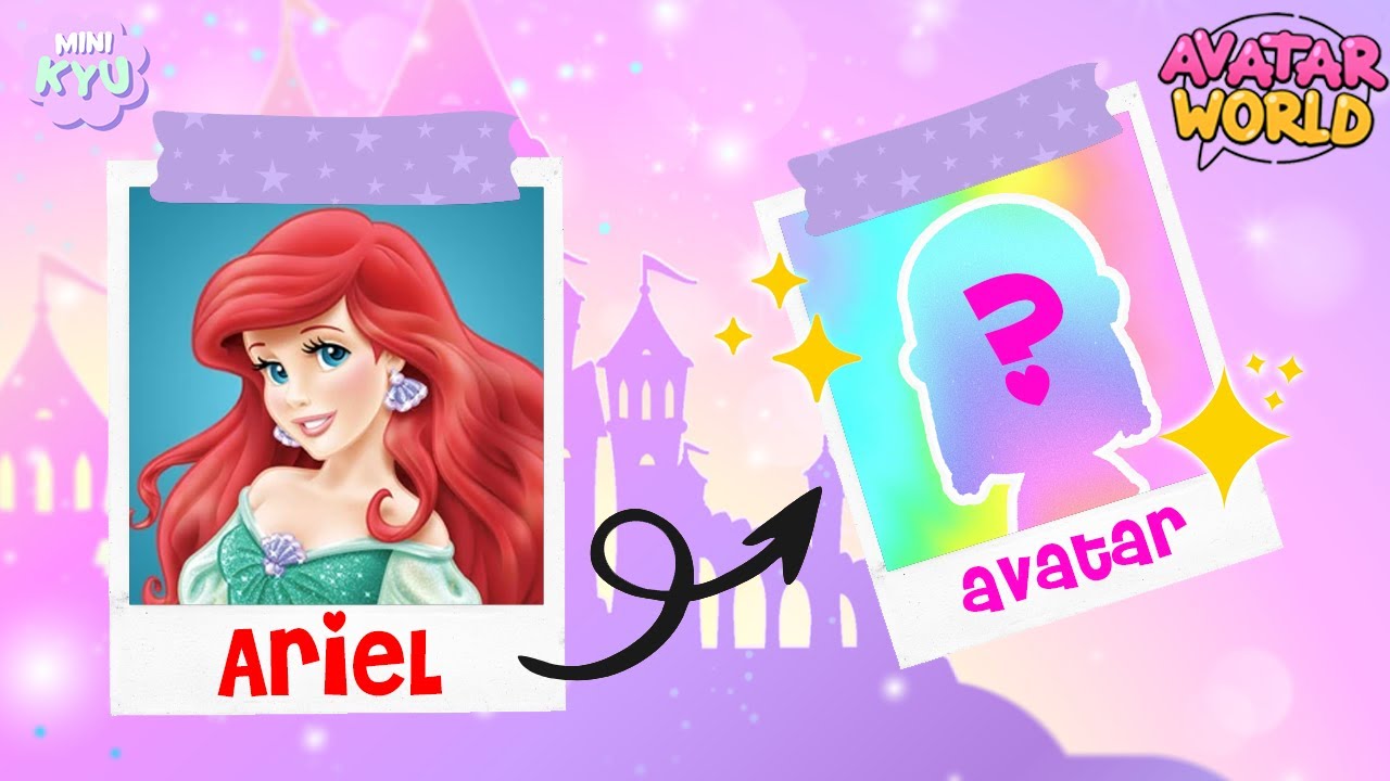 This is how 🌊🧜‍♀️ ARIEL (LITTLE MERMAID) 🔱 look in AVATAR WORLD 🌎 ...