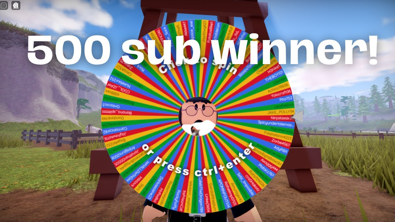 500 sub giveaway winner - YouTube