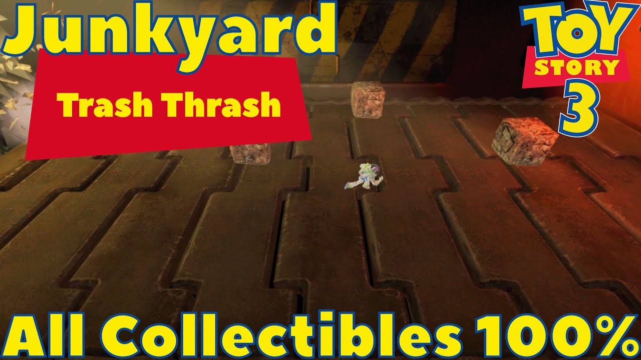 Junkyard : Trash Thrash (100% All Collectibles) | Toy story 3 - YouTube