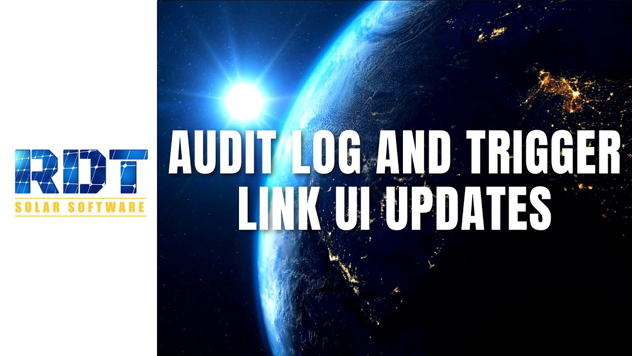 Audit Log and Trigger Link UI Updates - YouTube