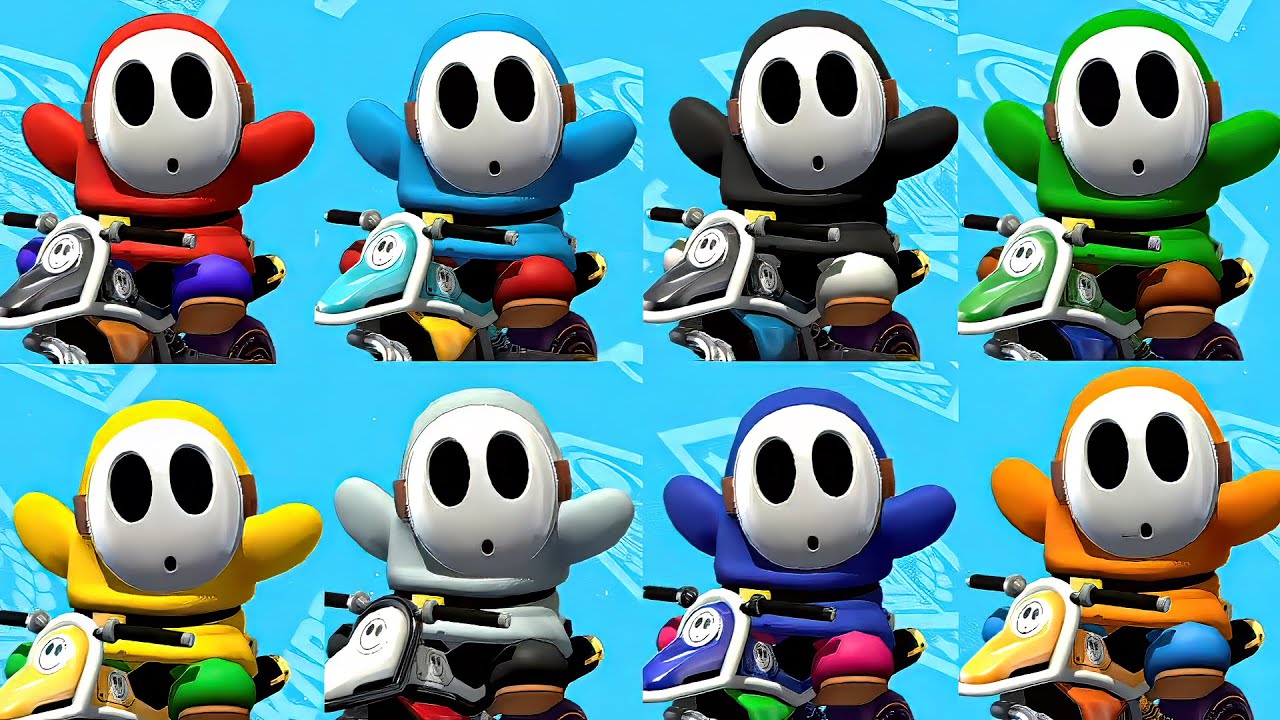 Mario Kart 8 Duluxe All Shy Guy Color The Ultimate Racing Game On