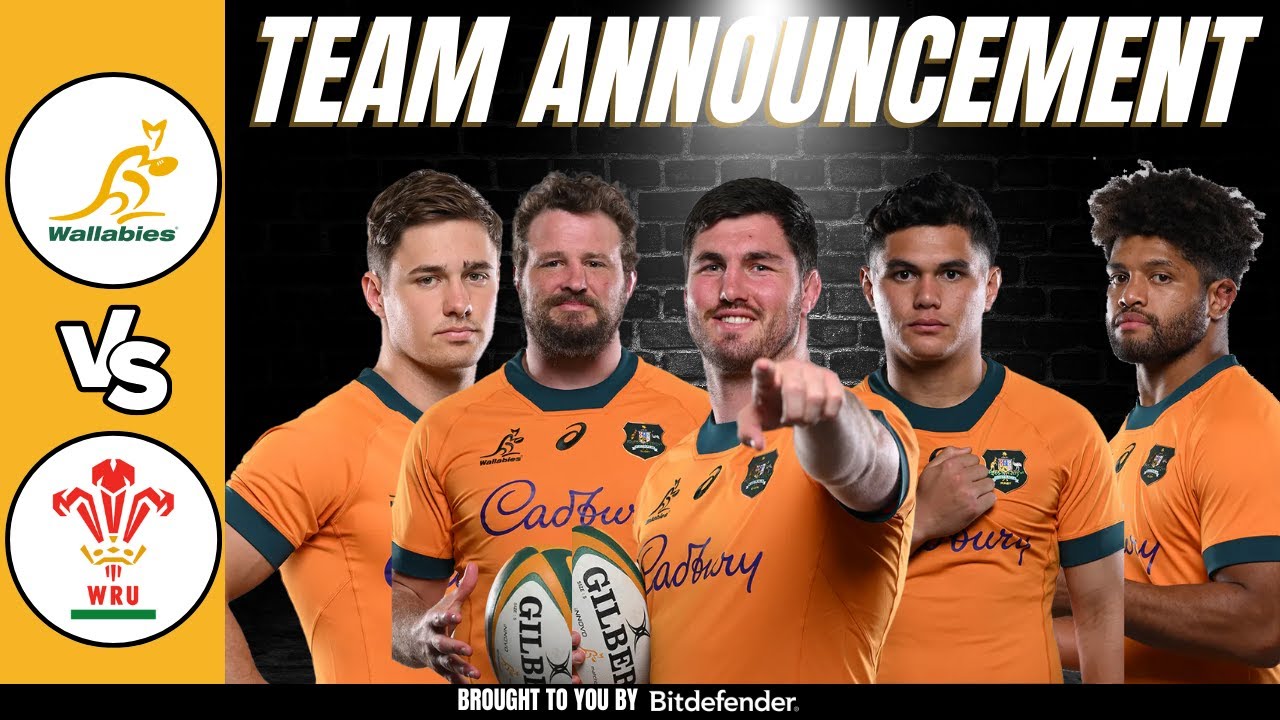 Wallabies Team vs Wales | Australia Team Announcement | Player Profiles ...