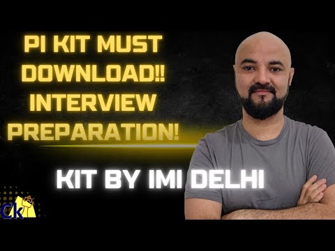 PI Kit Must download!! Interview Preparation! Kit by IMI Delhi - YouTube