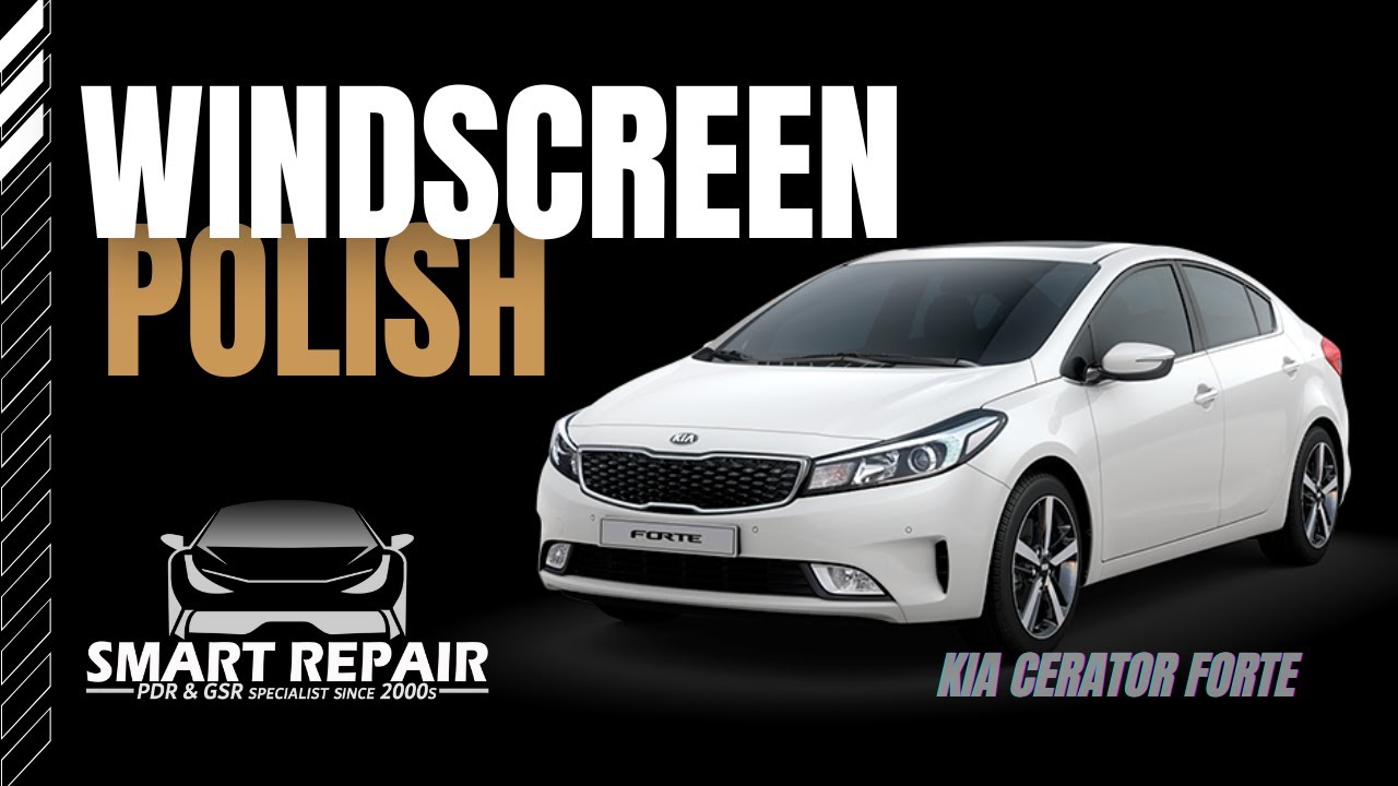 Smart Repair Glass Scratch Polish on Kia Cerato Forte - YouTube