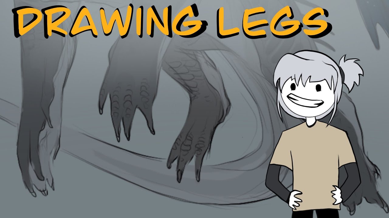 How to draw REPTILE LEGS - YouTube