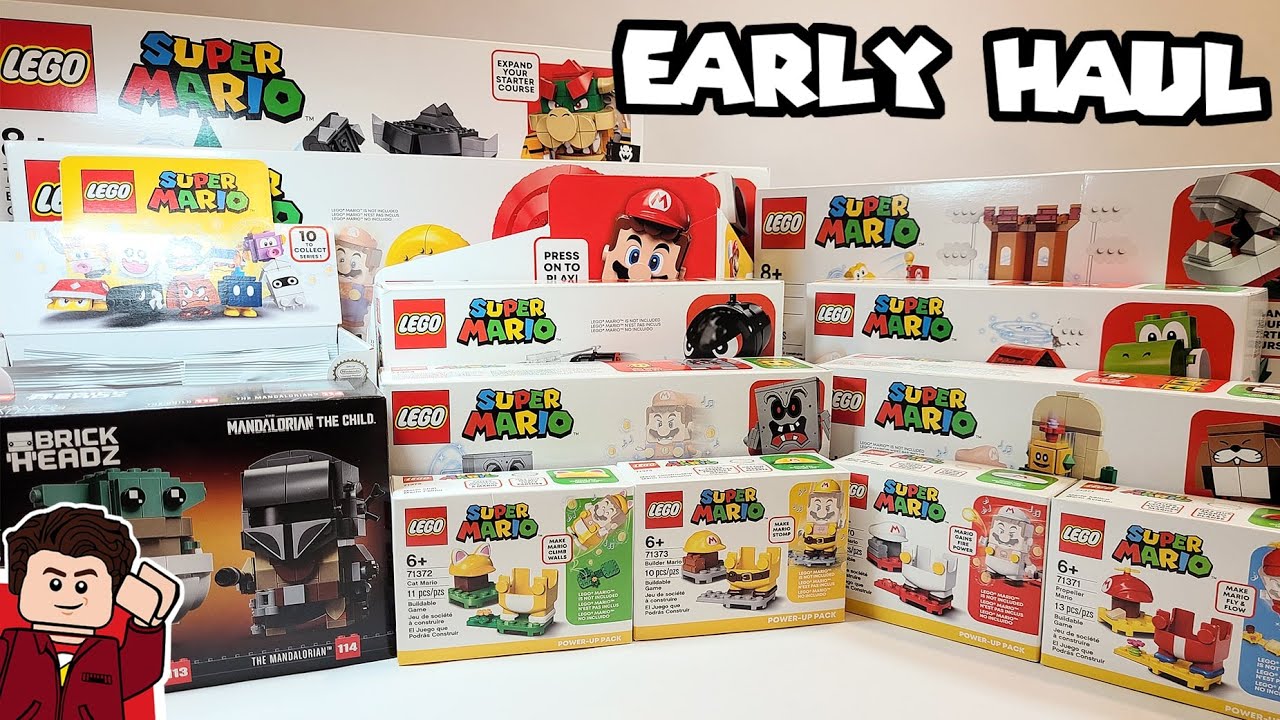 EARLY LEGO Super Mario Haul & NEW PHONE! - YouTube