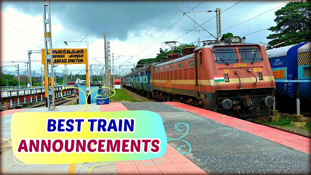 Top Train Announcements in Indian Railways - YouTube