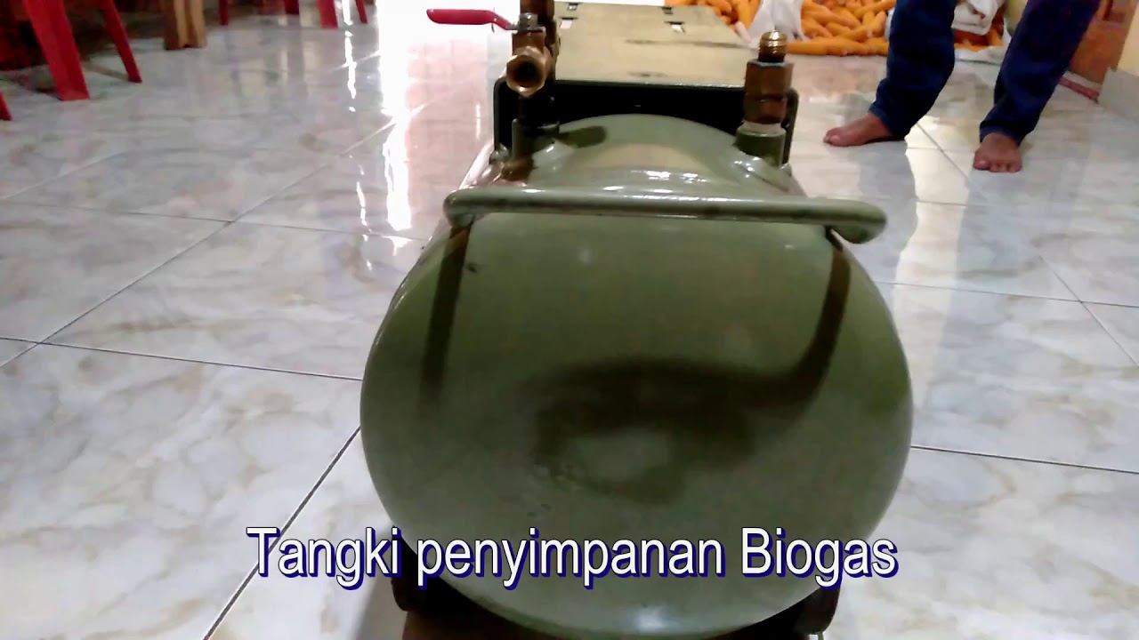 Biogas dikemas dalam tabung - YouTube