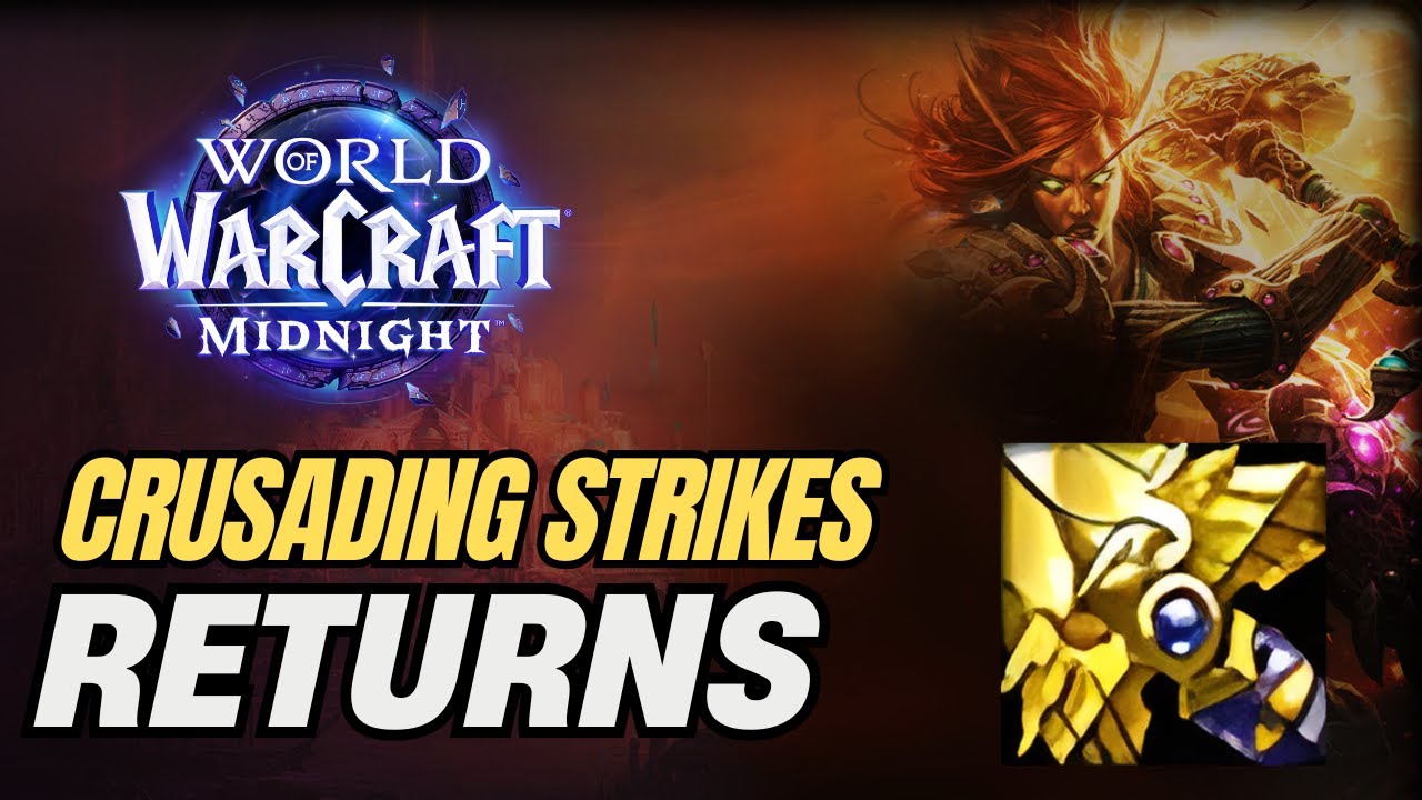 Crusading Strike Returns?! | Ret Paladin - Midnight Beta - YouTube