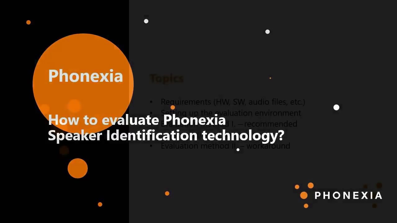 Phonexia's AI-powered Speaker Identification: How to Evaluate Its ...