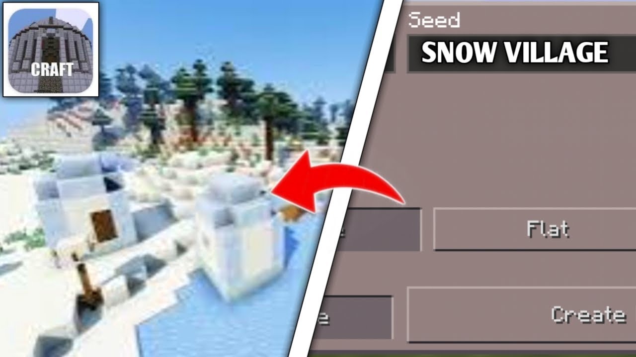 Minicraft - SHOW VILLAGE Seed in 2024 - YouTube
