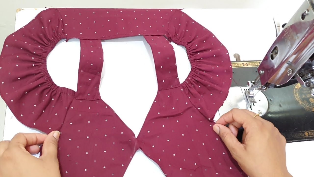 New Pattern and Designer Frock making in Just 10 Minute # Beautiful and ...