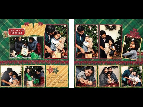 CCC Class Christmas Charm Creative Memories Project Recipe - YouTube