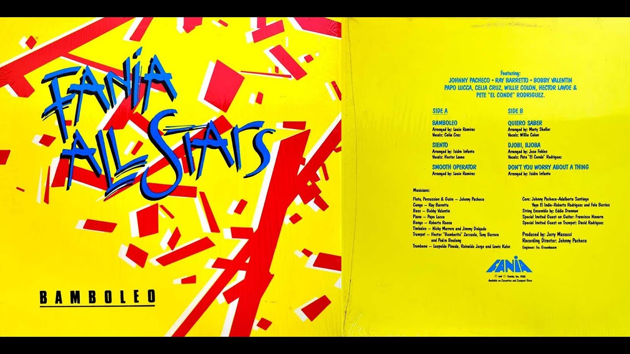 Informacion del Disco de Fania All Stars: Bamboleo - YouTube