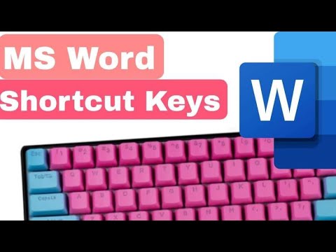 Ms word ki all shortcut keys! all shortcut keys for Ms word?A to z all ...