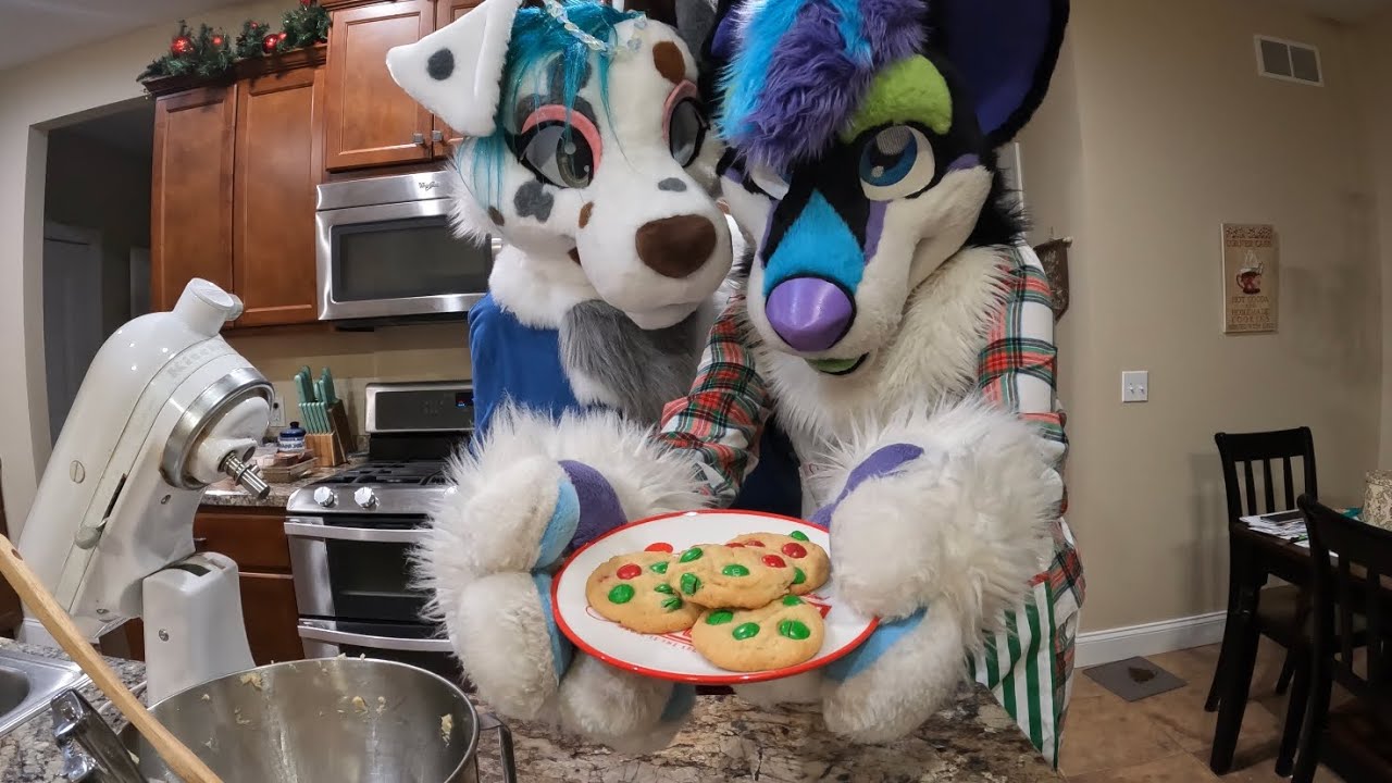 Furries make Christmas cookies!!! - YouTube