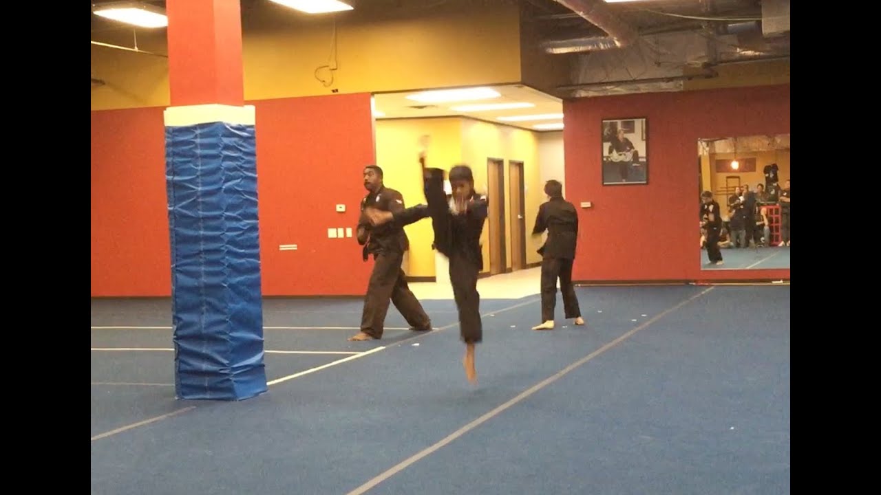 2nd Degree Black Belt Test - Tiger Forms (Clips) - Reuben Paul & Mano ...