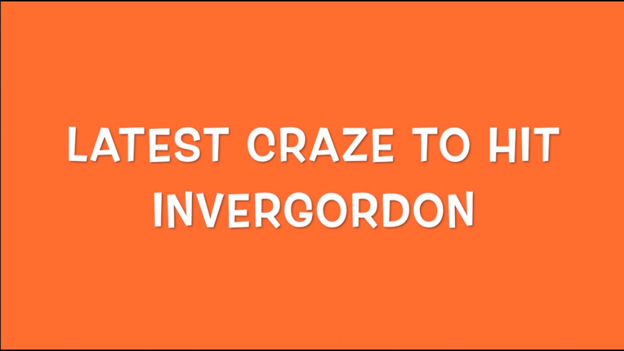 Latest craze to hit Invergordon - YouTube