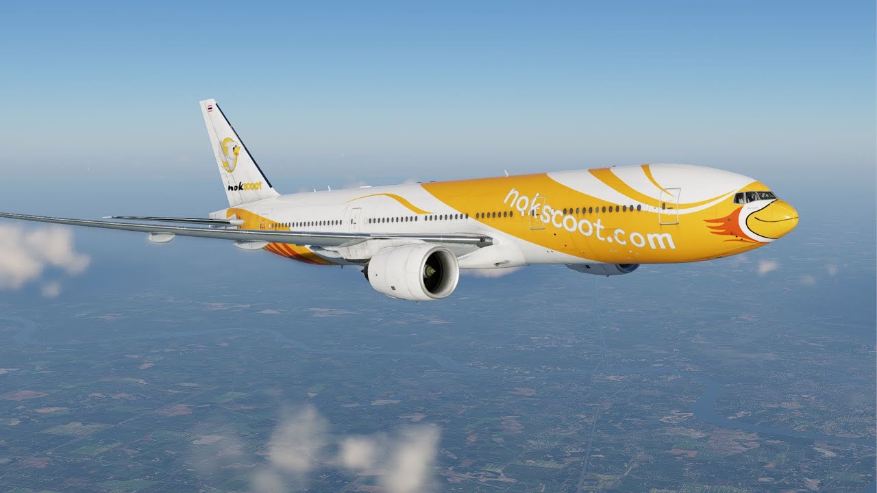XP12 | NokScoot B777-200ER | Departure From Don Mueang | VATSIM | XW ...