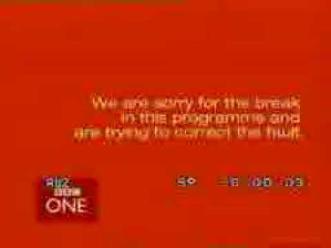 BBC1 Breakdown fault caption (Thursday 20th October 2005) - YouTube