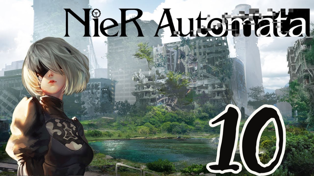 Nier Automata Let's Play - Part 10 - The Copied City - YouTube