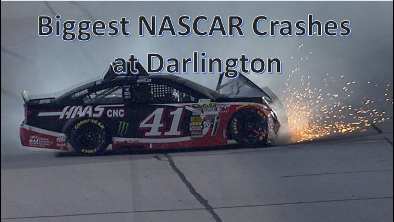 Biggest NASCAR Crashes at Darlington - YouTube