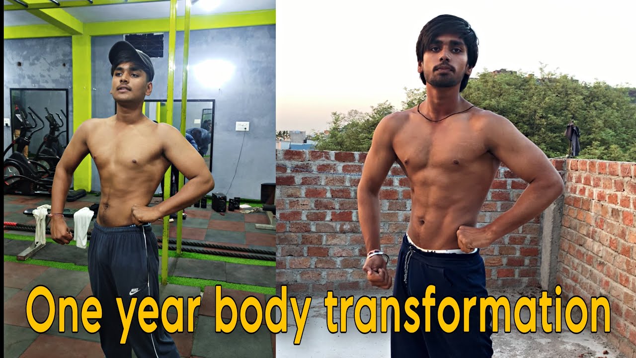 One year my body natural transformation || fitness journey 💪 || Ravishek prajapati - YouTube