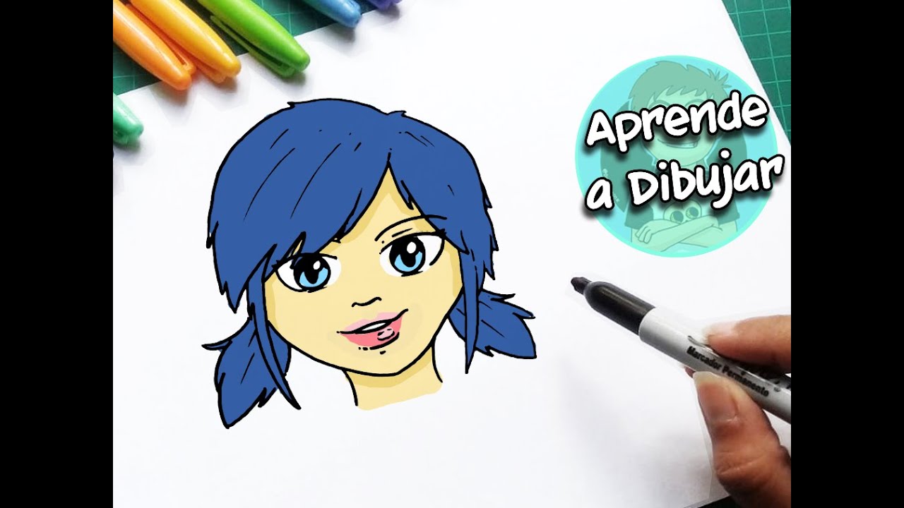 Como Dibujar a Marinete de Ladybug | Dibustrador Studio - YouTube