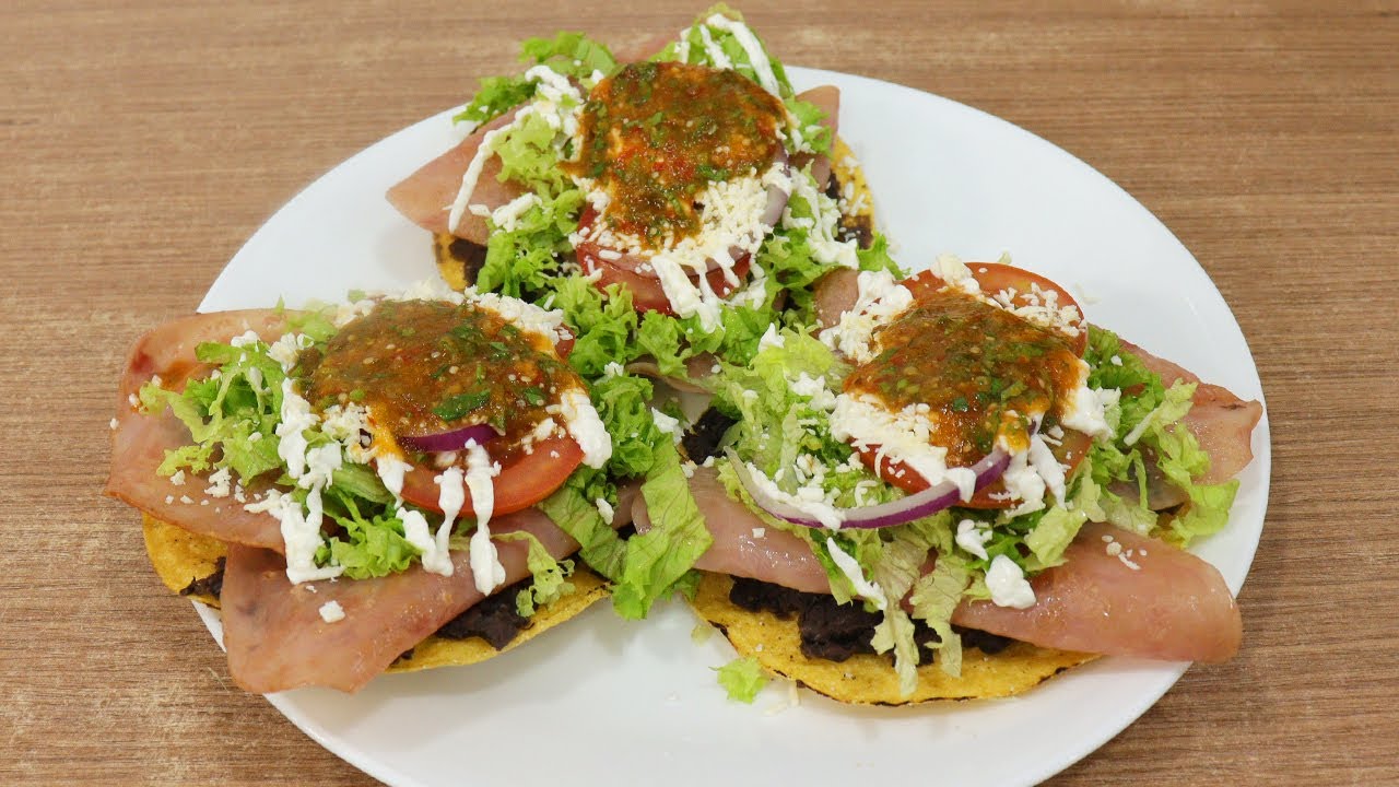 Tostadas De Frijoles