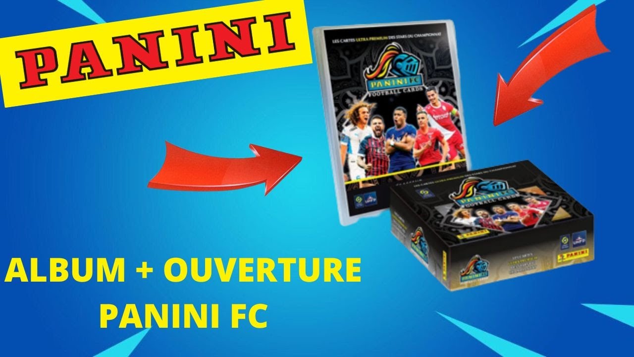PRESENTATION MINI ALBUM PANINI FOOTBALL CARDS + OUVERTURE 10 BOOSTERS ...