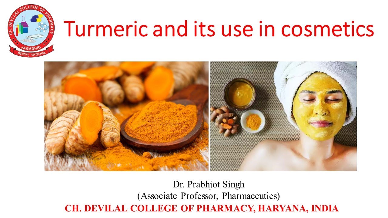 Turmeric and uses in cosmetics - YouTube