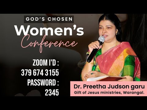 God's Chosen Women's conference //DR.Preetha Judson - YouTube