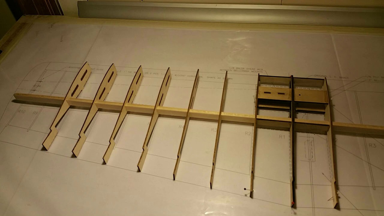 S1 Ringmaster wing ribs layout - YouTube